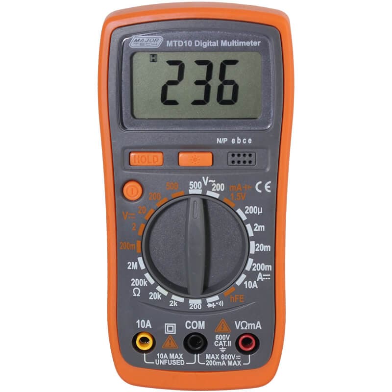 Major Tech MTD10 Compact Digital Multimeter - RSEC